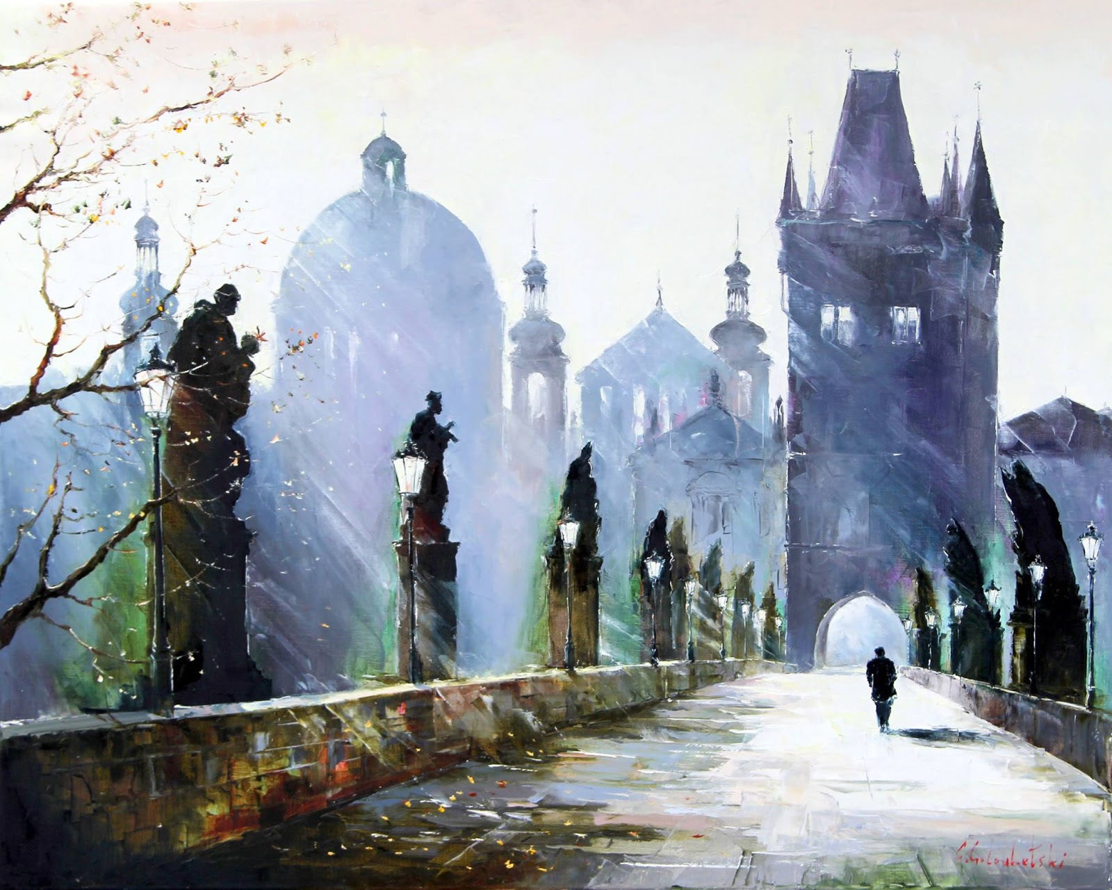 Gleb Goloubetski, Impressionist / Cityscape painter : dmitry48 ...