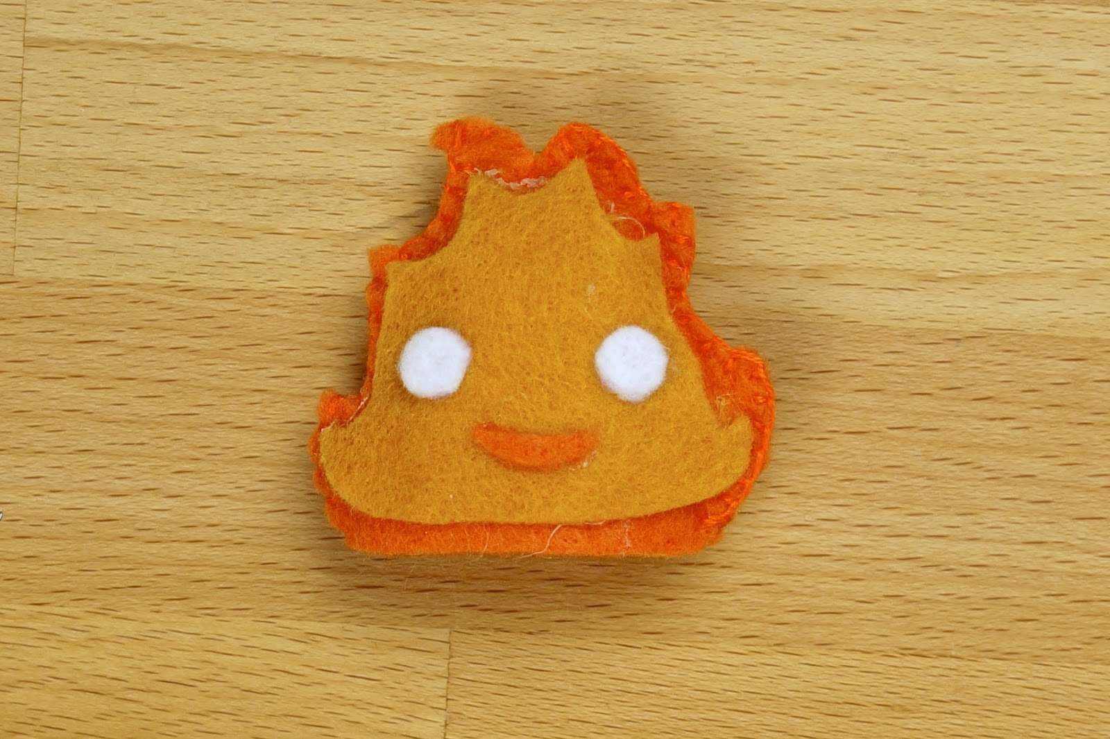Otaku Crafts: Make Your Own Felt Calcifer Ornament