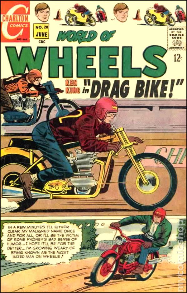 MOTORCYCLE 74: World of Wheels - vintage comic books 1956 - 69