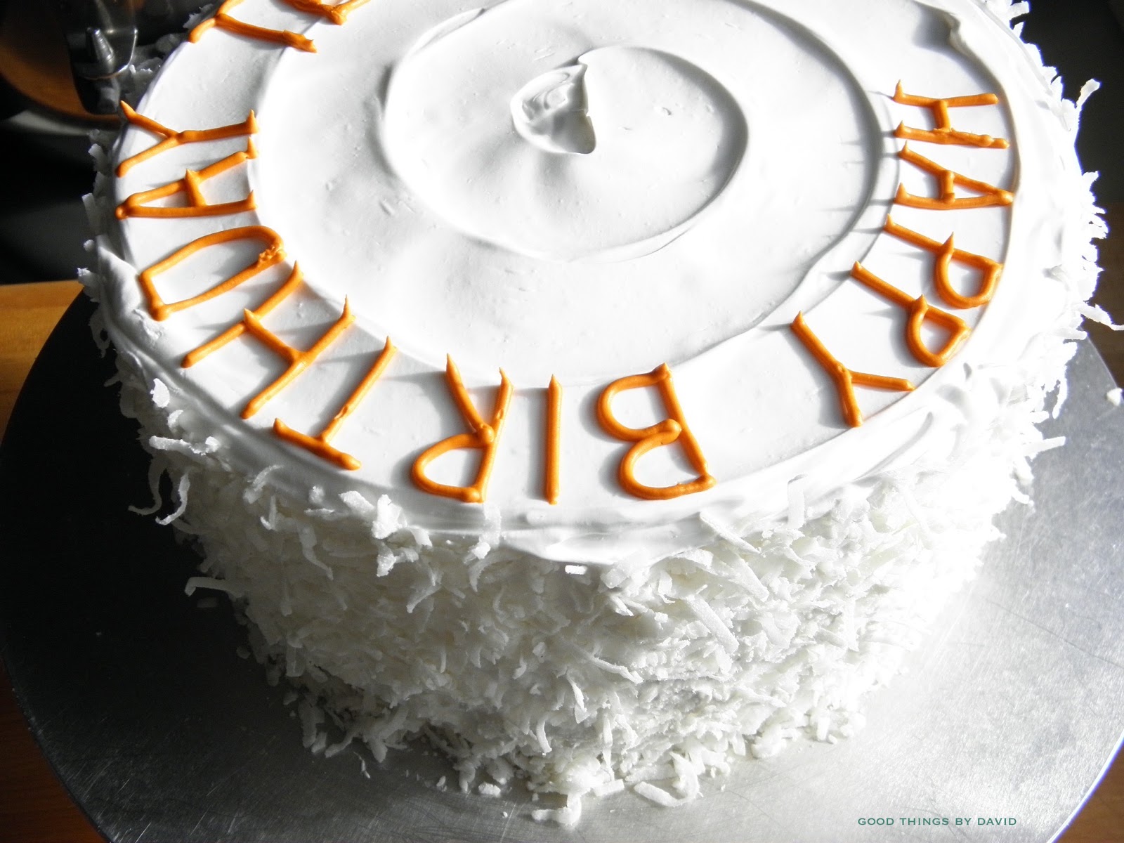 Coconut Birthday Cake