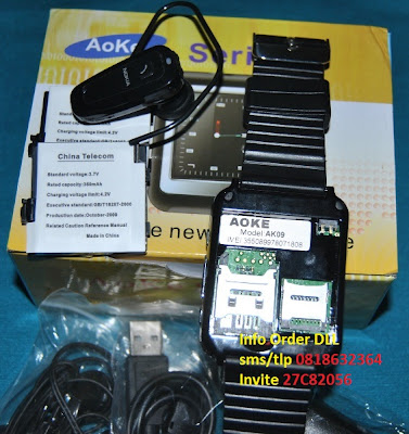 (JUAL) JAM TANGAN HANDphone Camera, Touch Screen, MP3,Radio, bluetooth ...