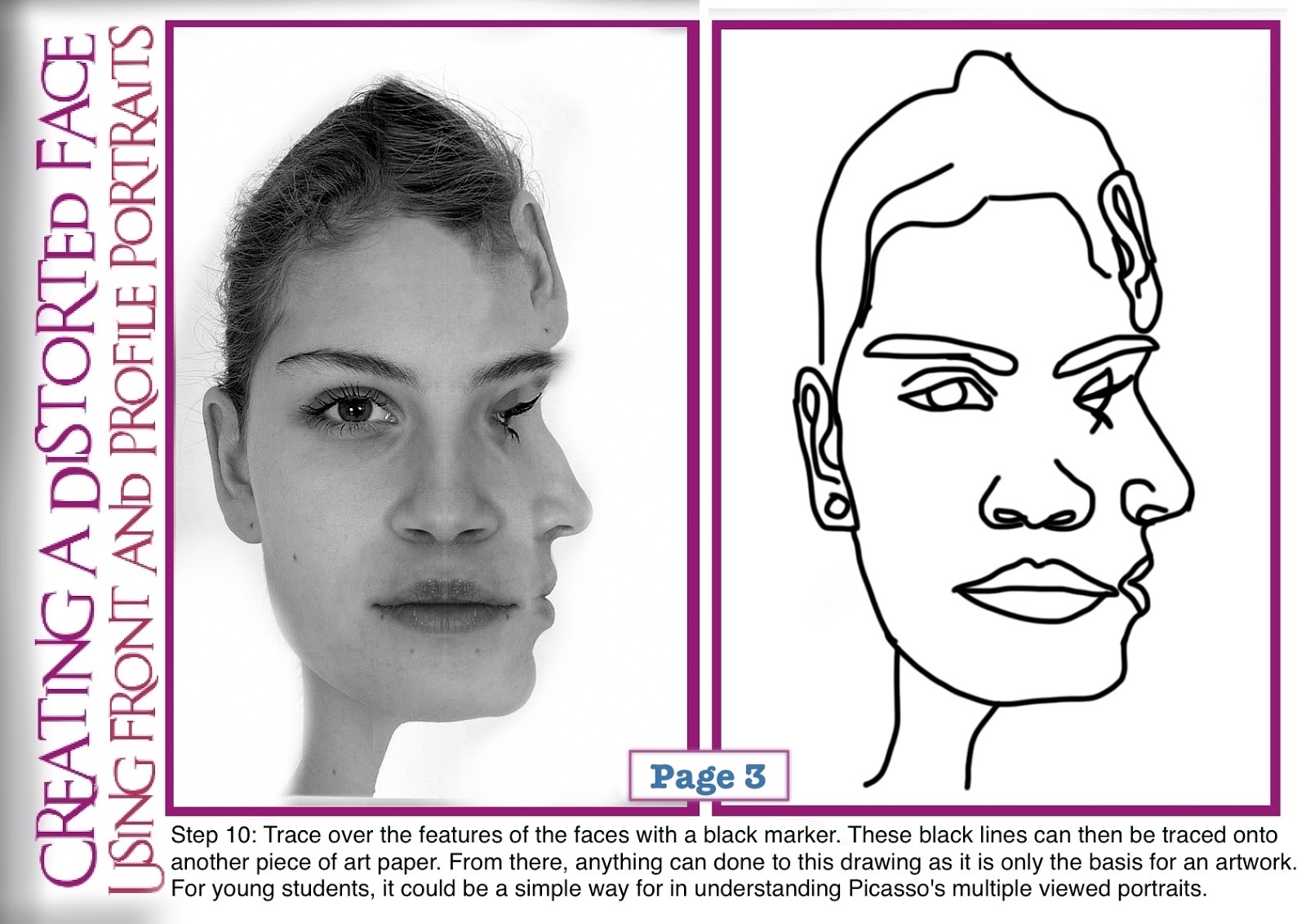 CREATING A DISTORTED FACE - Art Making Techniques