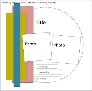 Scrapping with Christine: Sunny Layout