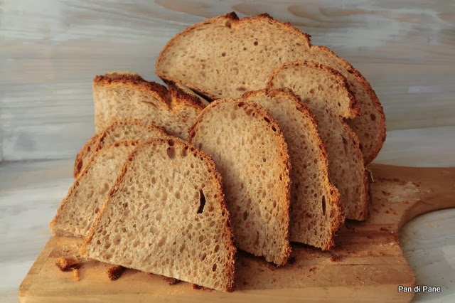 Pan di Pane: Ricetta Pane SemiIntegrale con Biga lunga e Pasta Madre