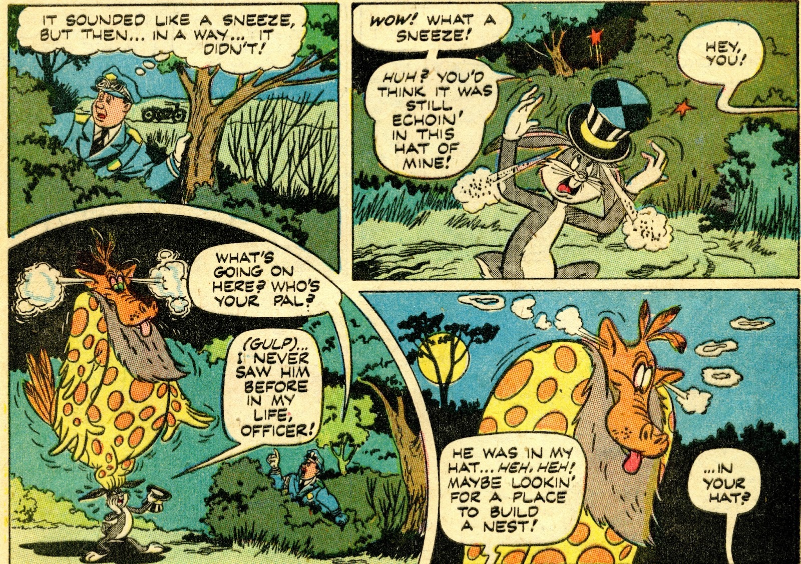 Comics, old time radio and other cool stuff: Magical Sneezing