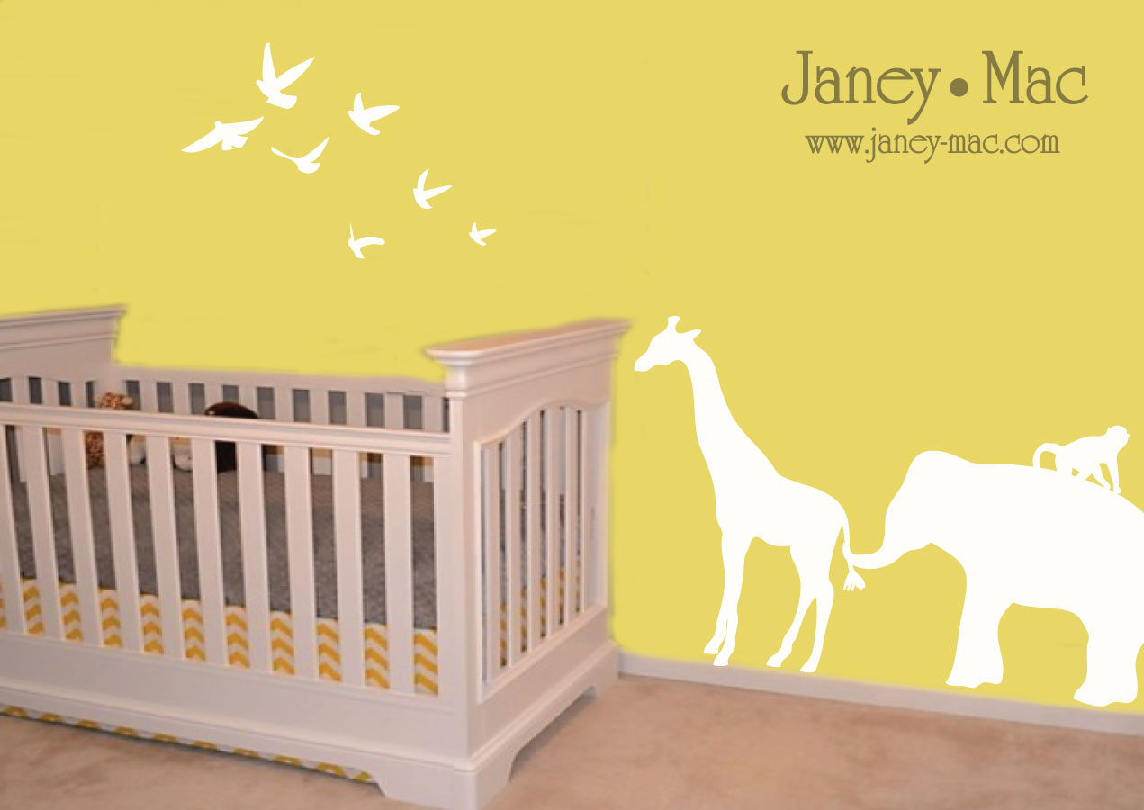 Janey Mac: Saturday Giveaway!! Zoo Line Vinyl Decal