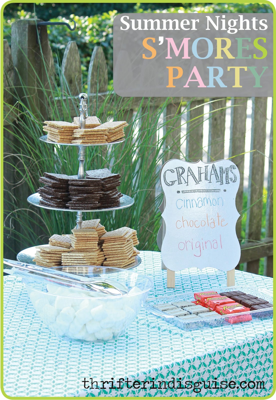 A Thrifter in Disguise: S'mores Bar Summer Party