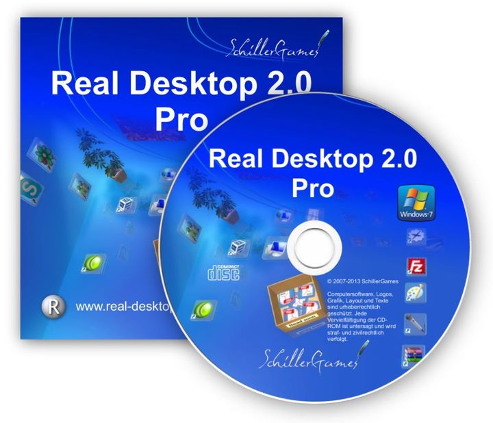 BUAT DESKTOP JADI 3D - REAL DESKTOP 2.0