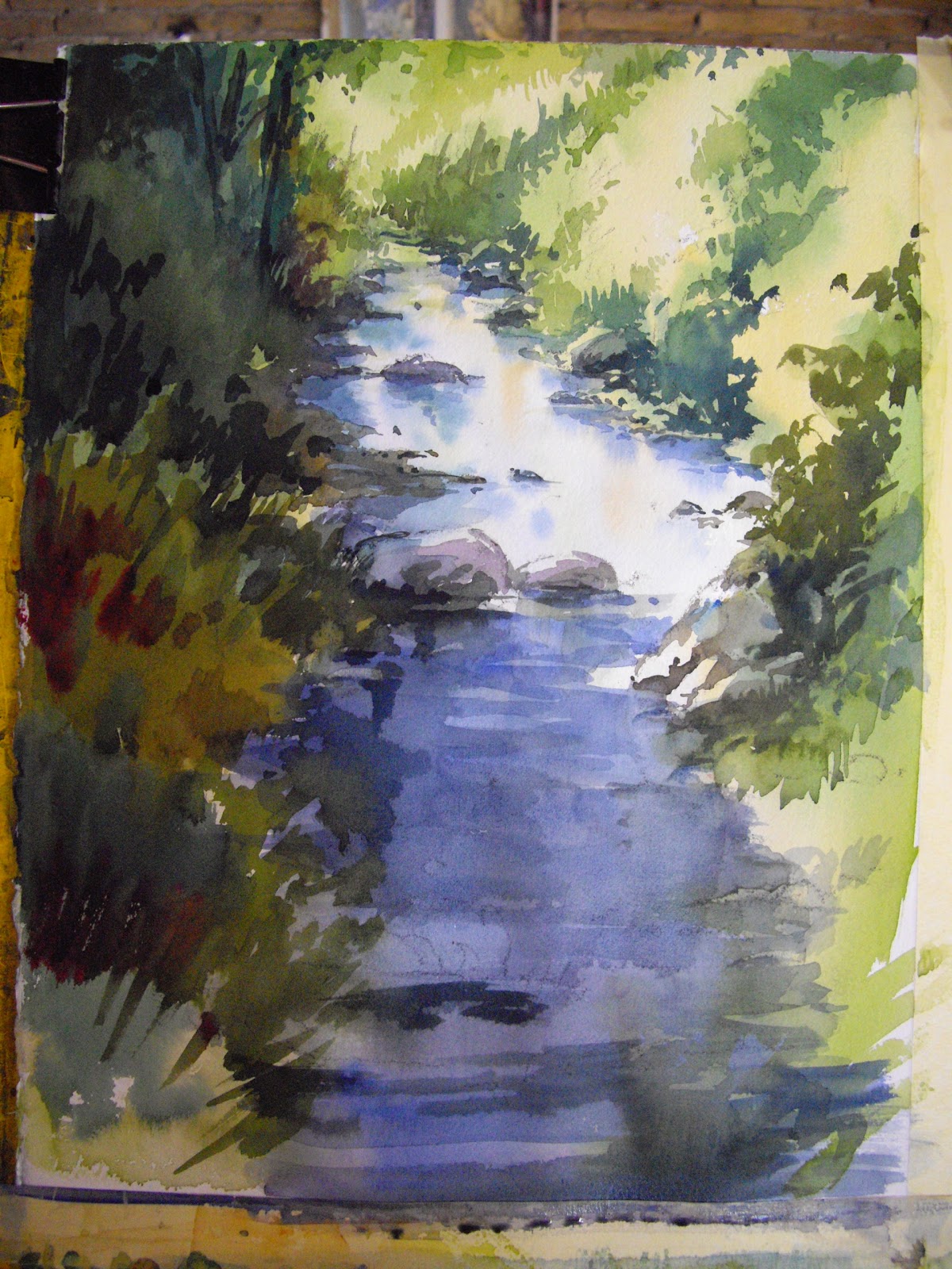 Galarzo - acuarelas: Acuarela a acuarela.