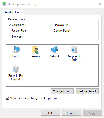 How to Show Desktop Icons in Windows 10
