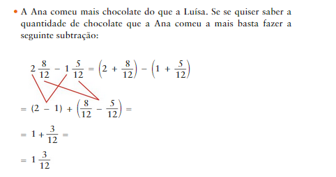 SEMPRE A MATHEMATICAR...COM MÚSICA: Numeral misto. Adição e subtração ...