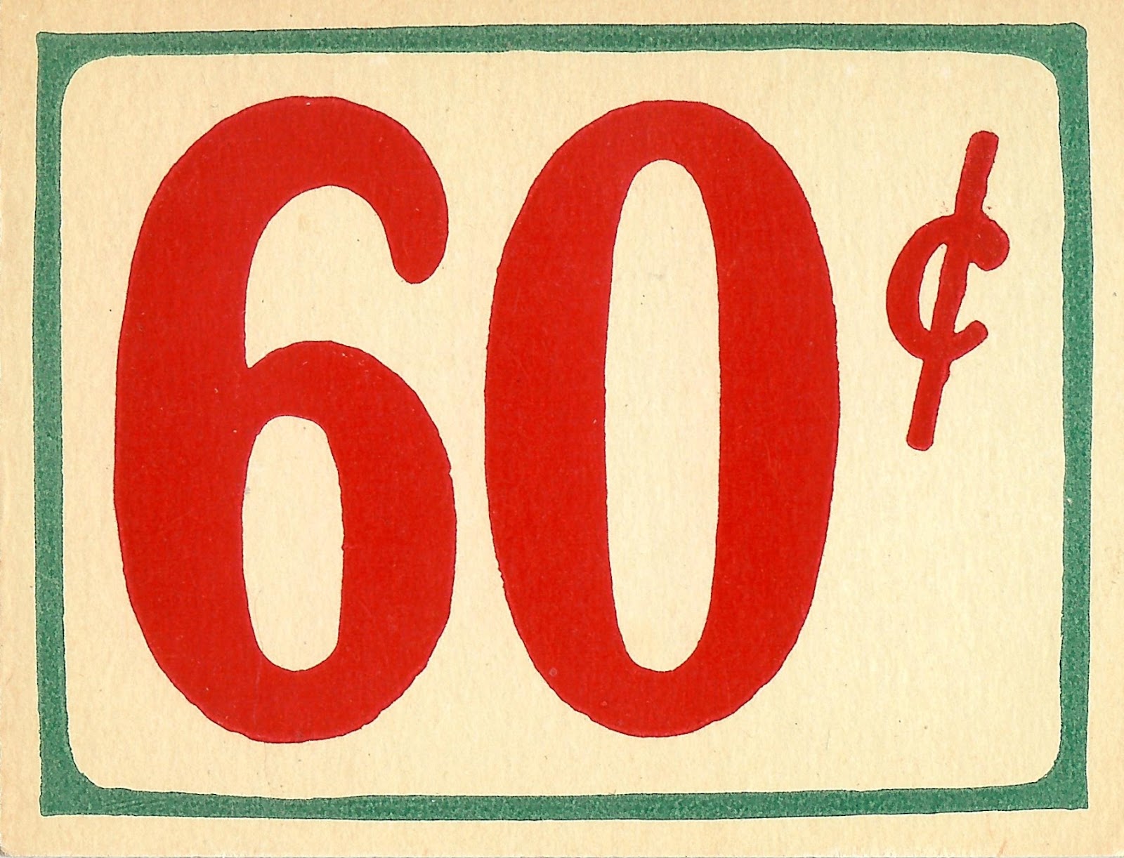 Antique Graphics Wednesday - Grocery Store Price Tags and Receipt ...