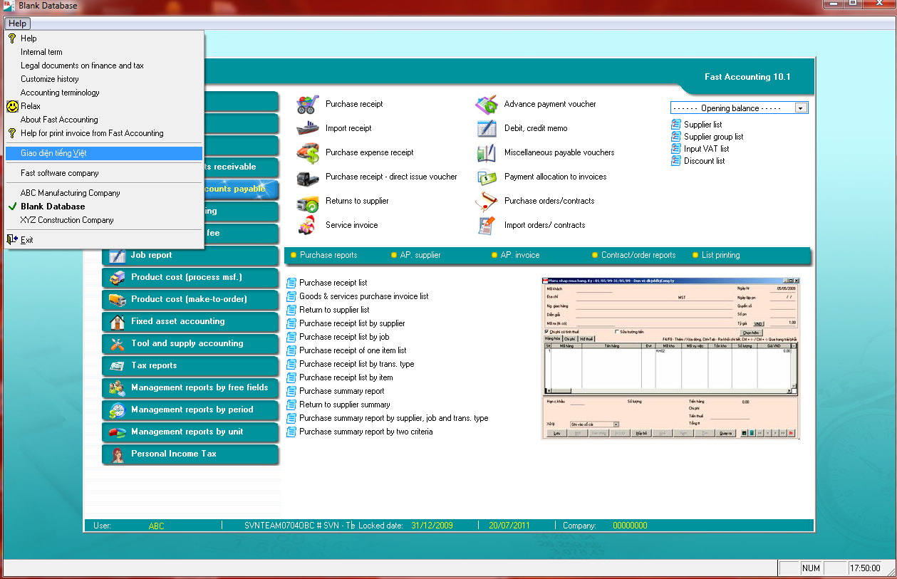 Phần Mềm Kế Toán: Phần mềm Fast 2012 có crack
