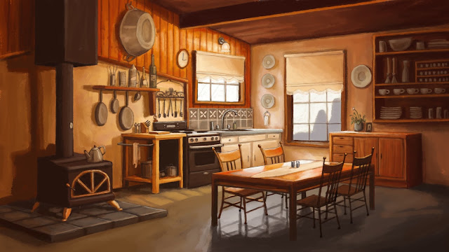 Andrea Gerstmann Art: Kitchen Scene Final