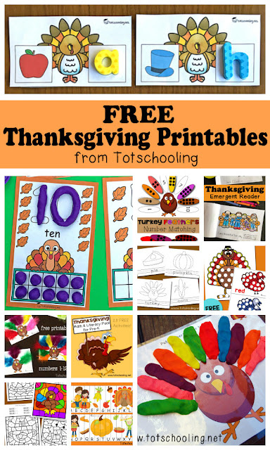 Free Thanksgiving I Spy Printable | Totschooling - Toddler, Preschool ...