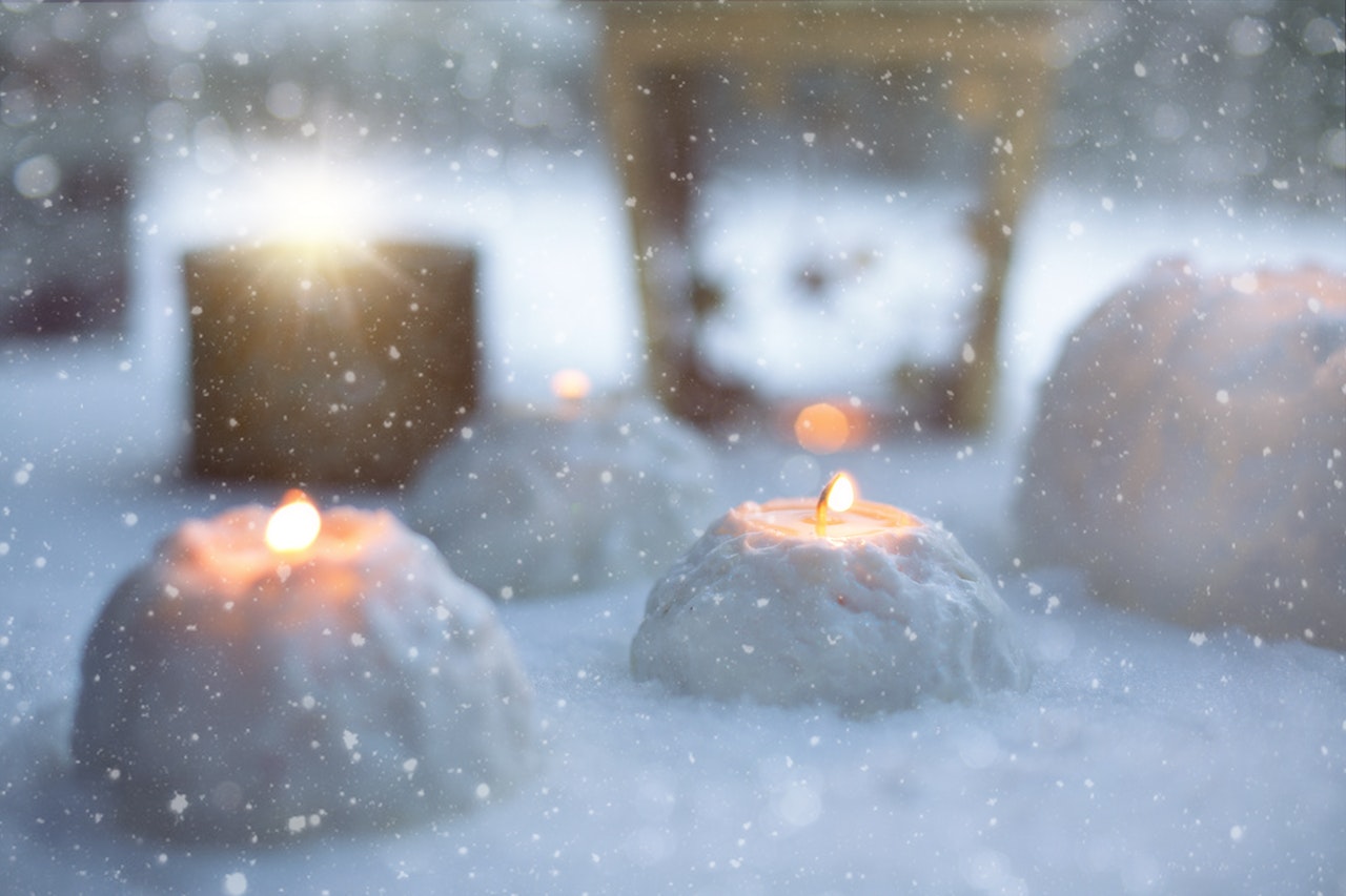 How to Make Snow Candles - Our Whiskey Lullaby