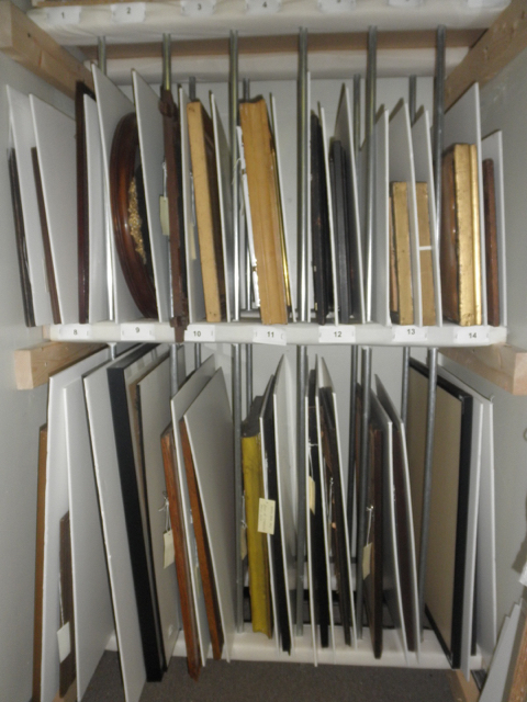 Inside the Conservator's Studio: Storage for Framed Items Need to ...