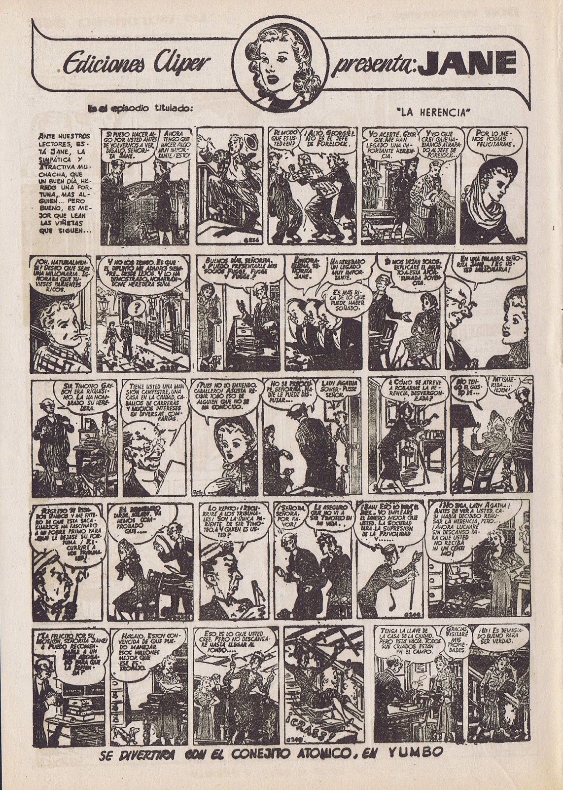 Aquellos inolvidables tebeos...: Jane. Norman Pett. - EAGZA