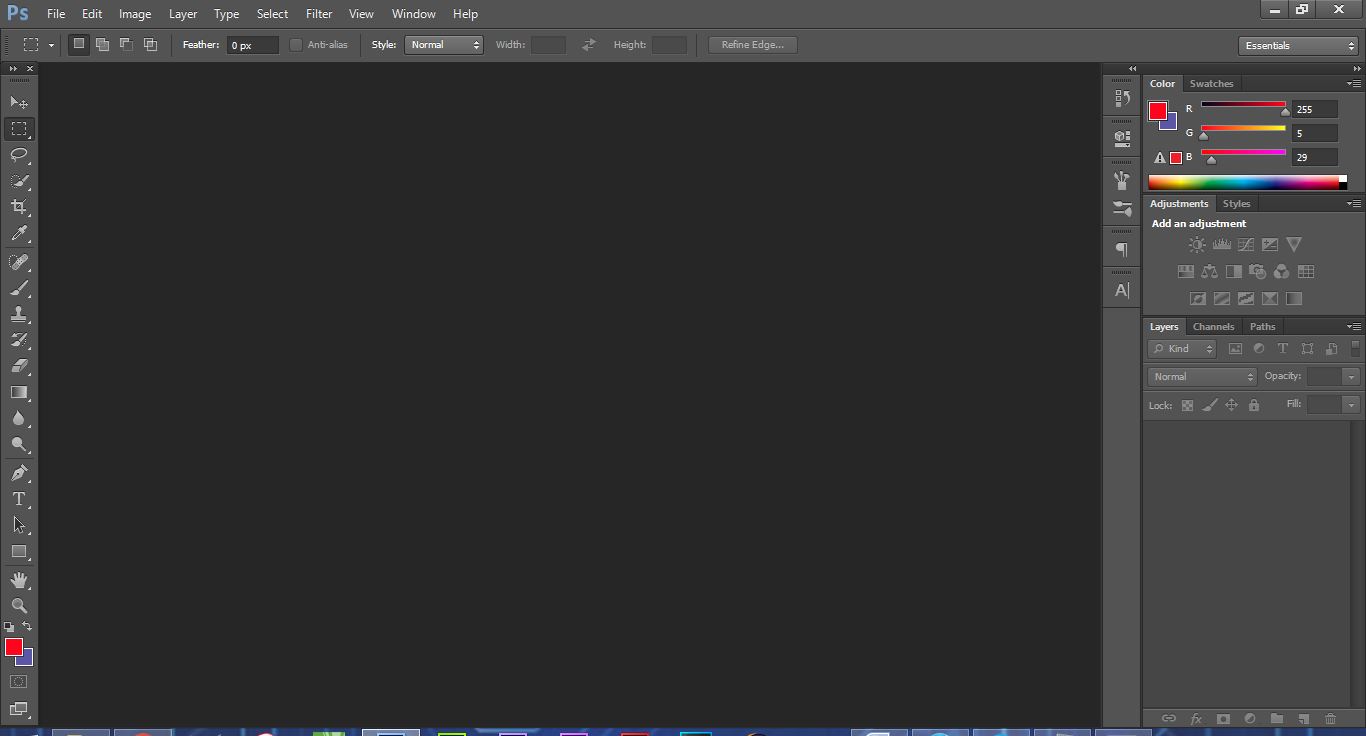 Pengenalan Layout Pada Photoshop