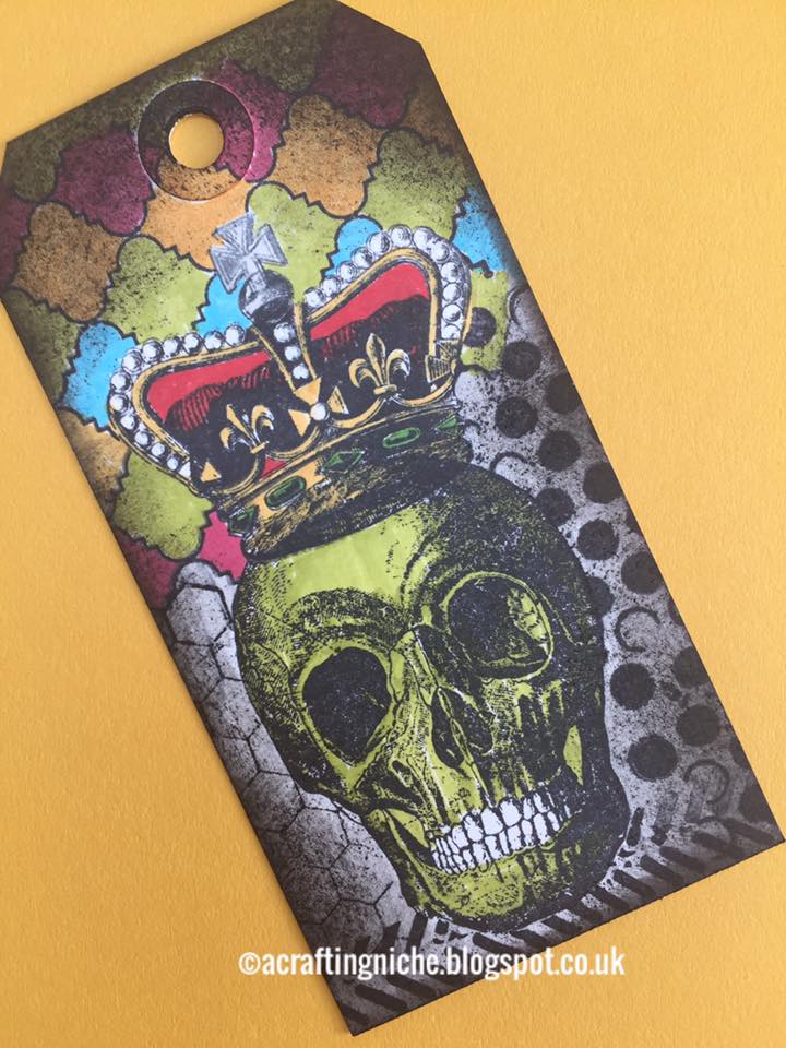 A Crafting Niche: The Skull and Crown Tag