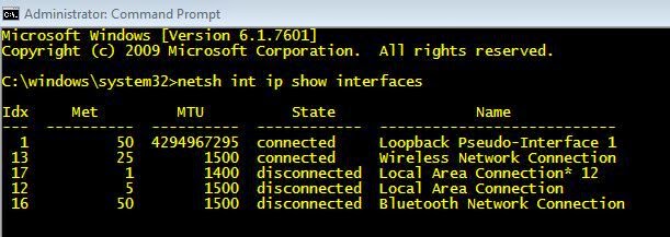 IT tips & tricks: How to check and change MTU value on the Windows ...