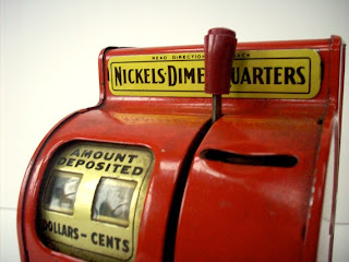 3 coin register bank history: Uncle Sams 3 Coin Register Bank History