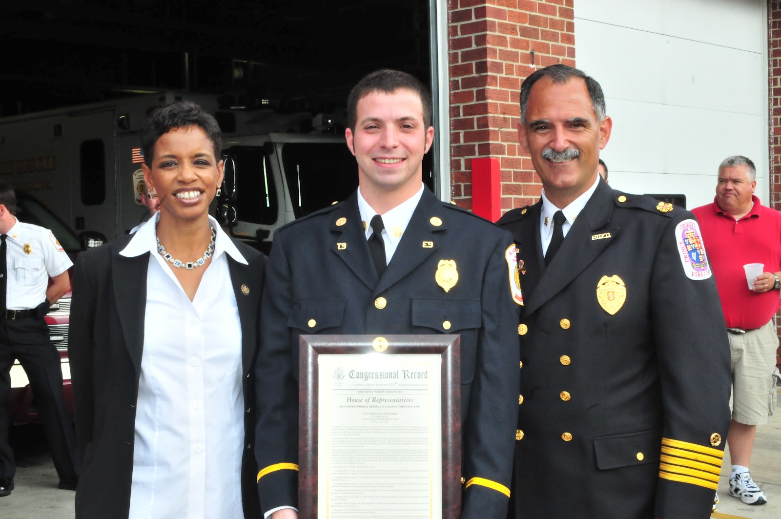 Firefighters Recognized with Congressional Record