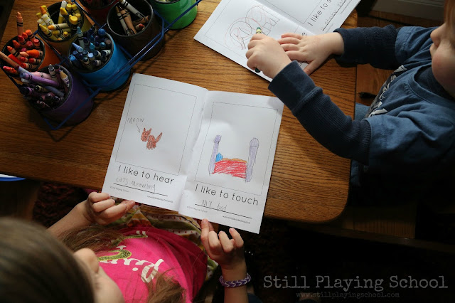 My Five Senses Book for Kids | Still Playing School