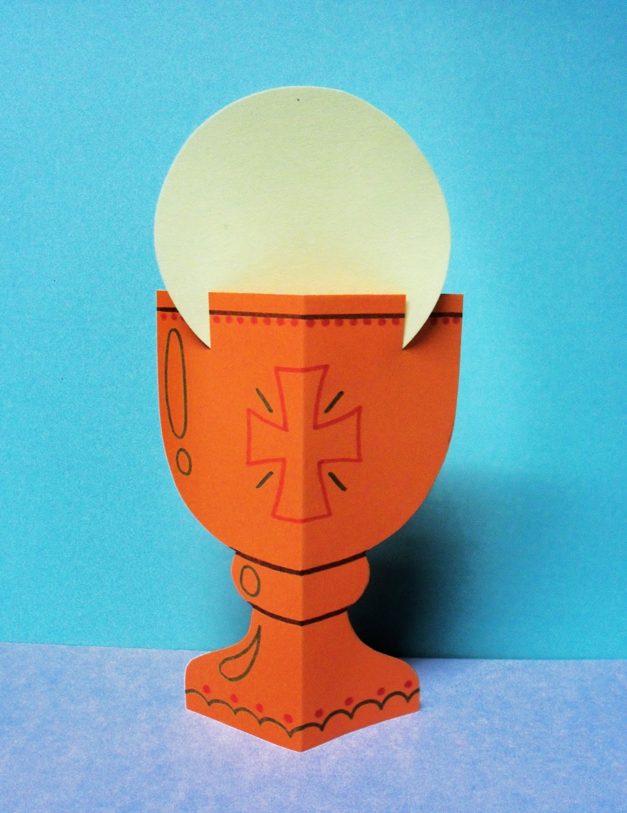 El Rincón de las Melli: Cáliz plegado como tarjeta