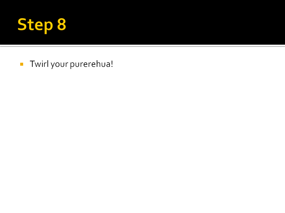 Chris Ricketts - My Teaching Experience: Purerehua