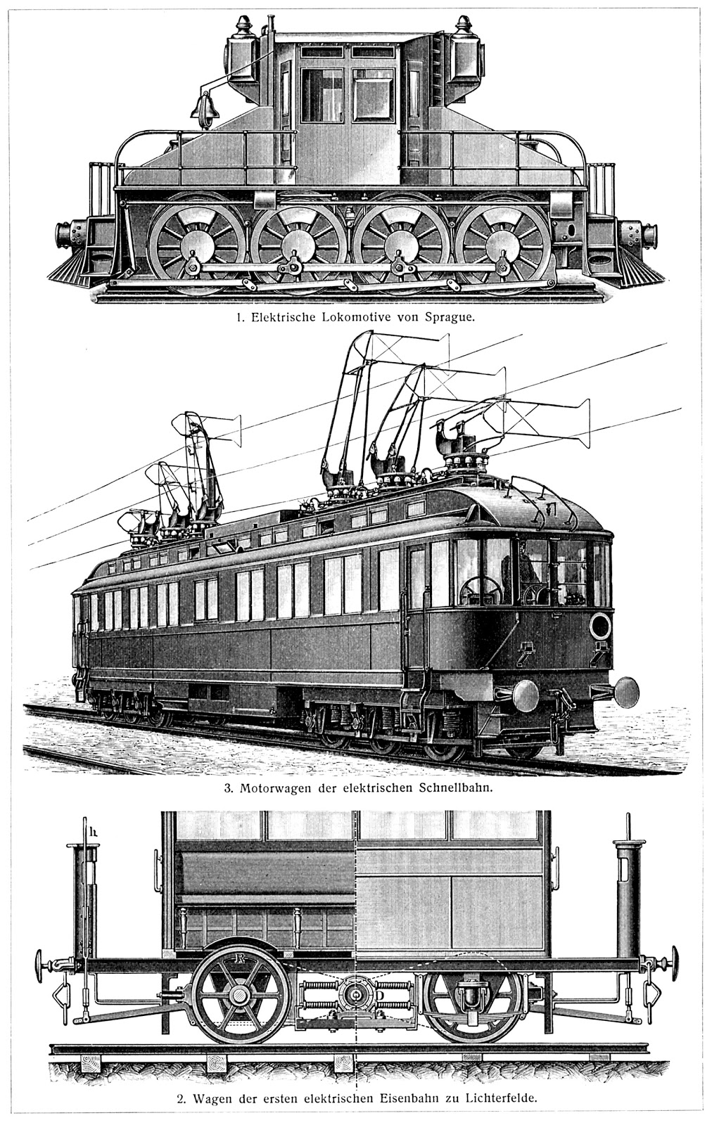 transpress nz: early electric locomotive drawings