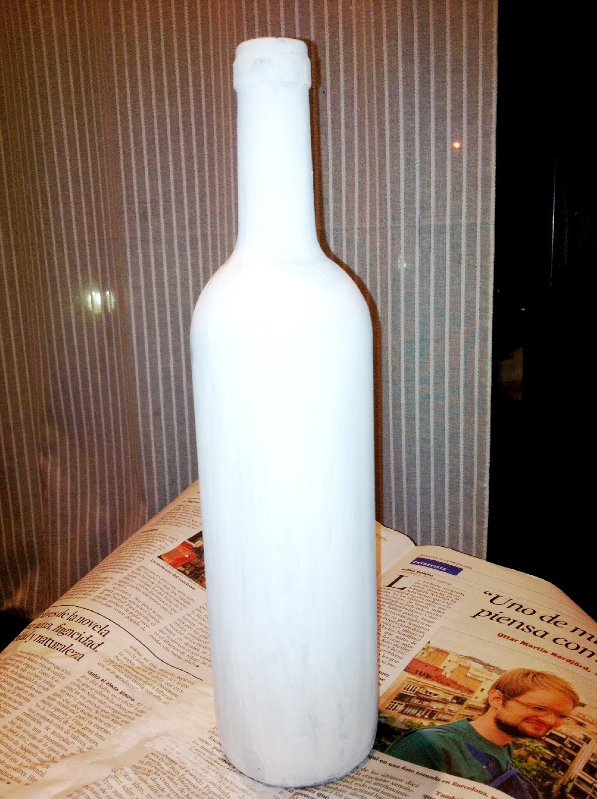 Miss Cereza: Botellas pintadas para decorar