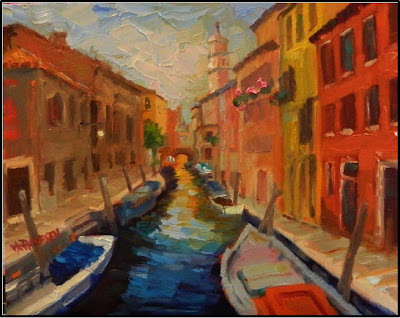 Paint Dance: "The Colors of Venice", 8x10, oil on Raymar panel ...