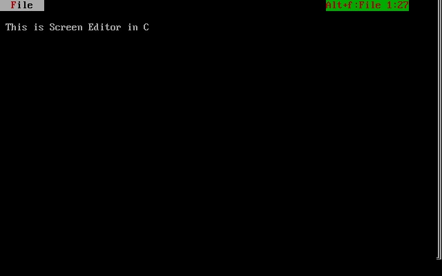C Program for Screen/Text Editor | C - Programming Guide C Program for Screen/Text Editor | C - Programming Guide