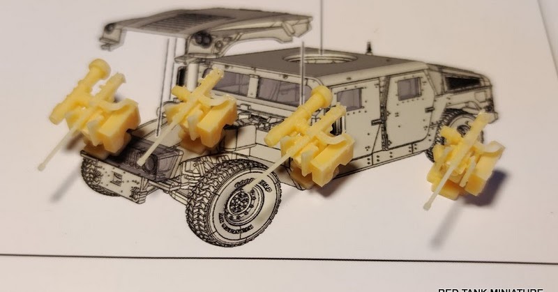 Gulumik Military Models: M153 Crows II 1/72 RED TANK MINIATURE