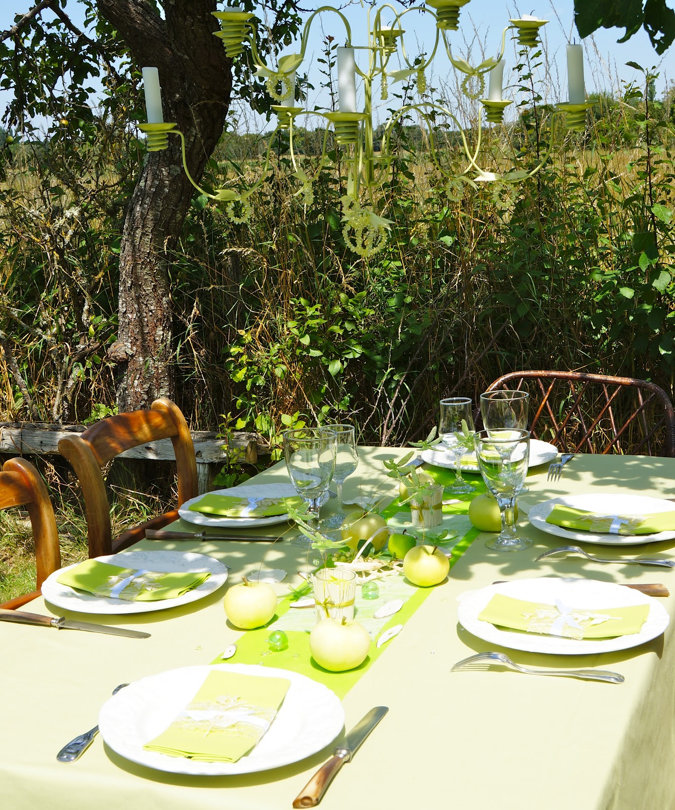 ma boutique déco table - décoration de table: déjeuner sur l'herbe