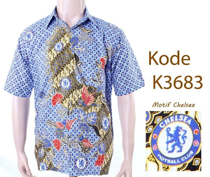 Batik Bola Motif Chelsea (k3683) - Brahma Curva Shop