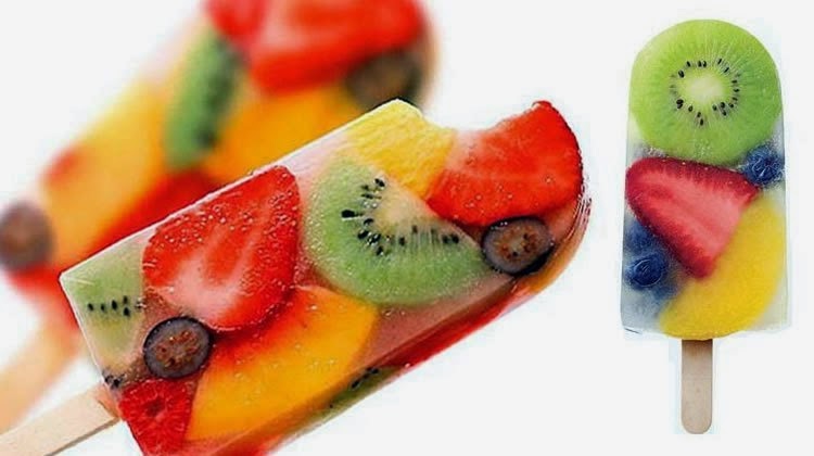Receita de picolé de frutas caseiro ( 100% natural ) ~ Saúde e Beleza