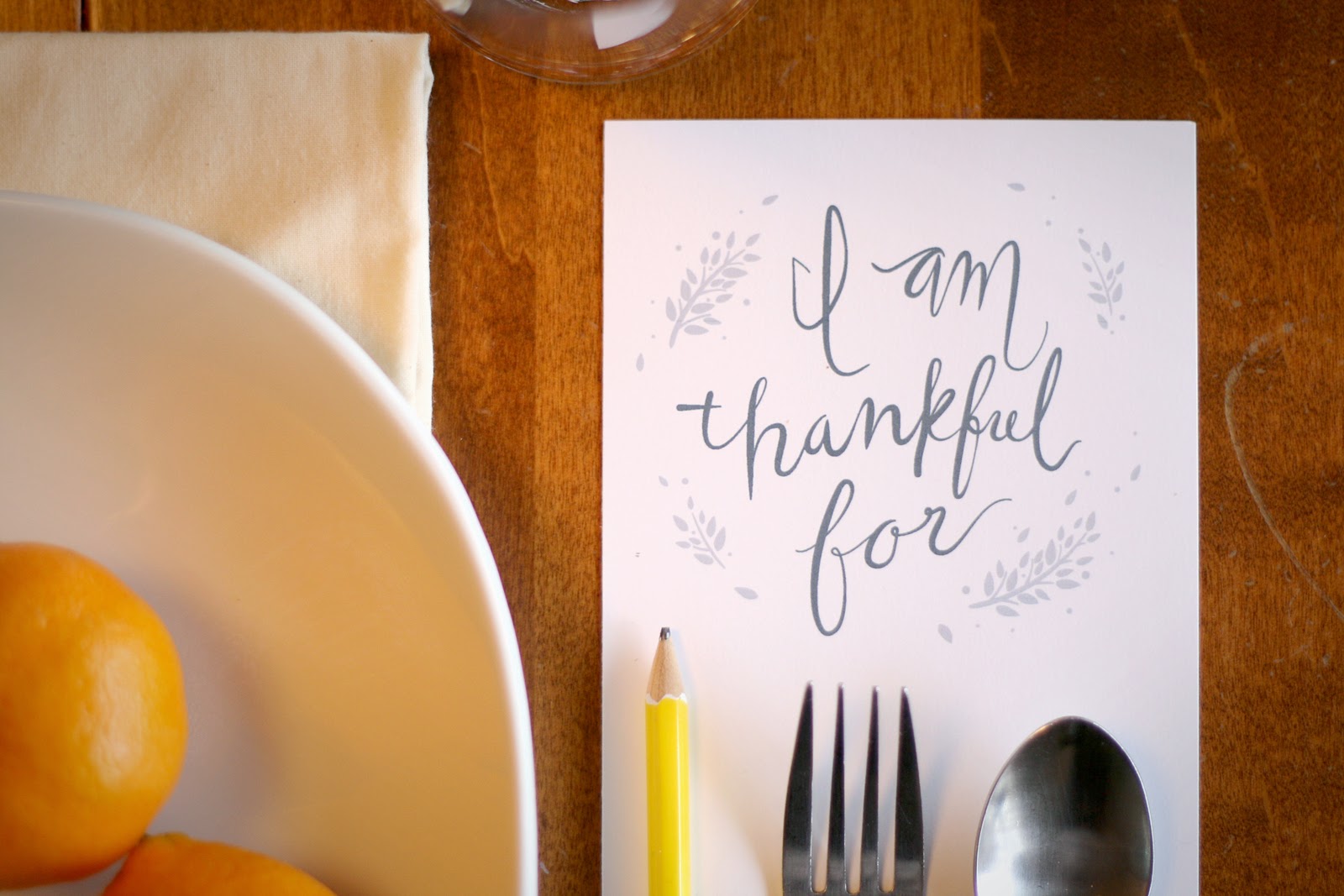 Lemon Squeezy: Free Thanksgiving Printables