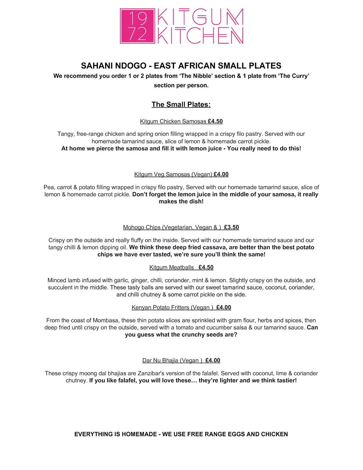 Restaurant Reviews and Food Musings: Kitgum Kitchen at The Sir Charles ...