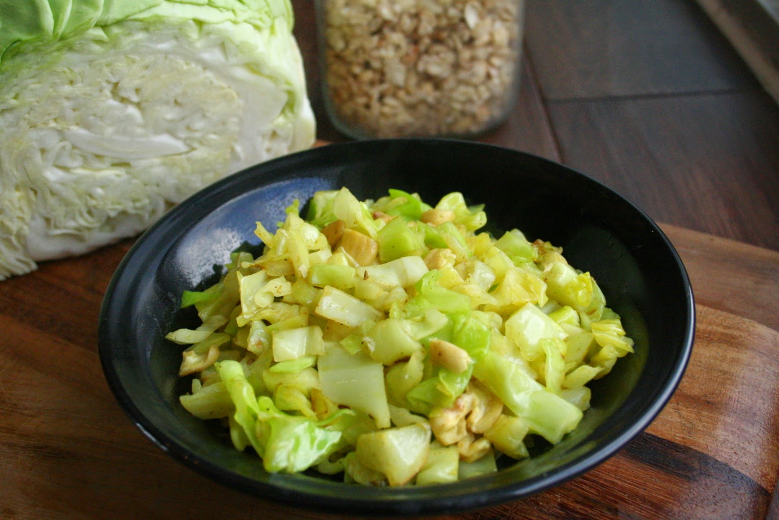 The Healthy Happy Wife: Curried Cabbage with Cashews (Gluten and Dairy ...