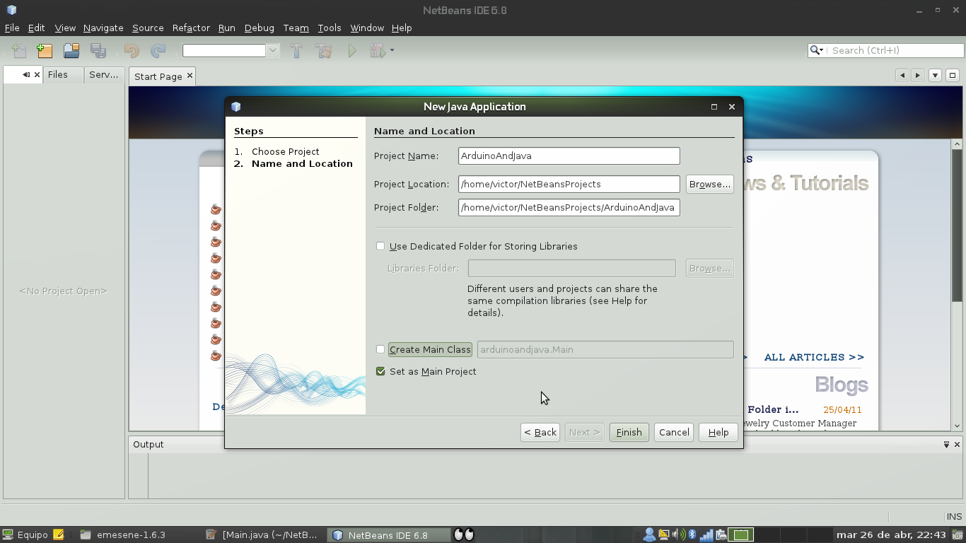 Java al maximo: Primer tutorial: Arduino desde Java