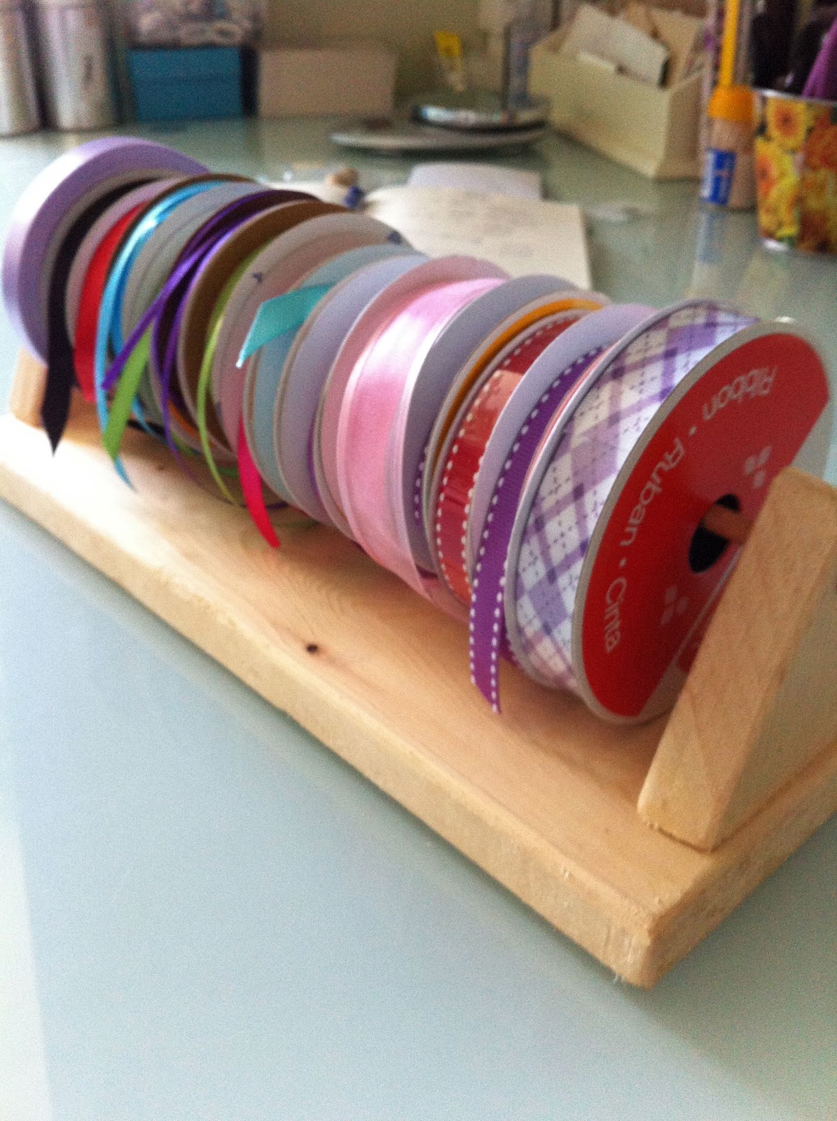 Jacaranda Designs Jewelry: A Homemade Ribbon Dispenser
