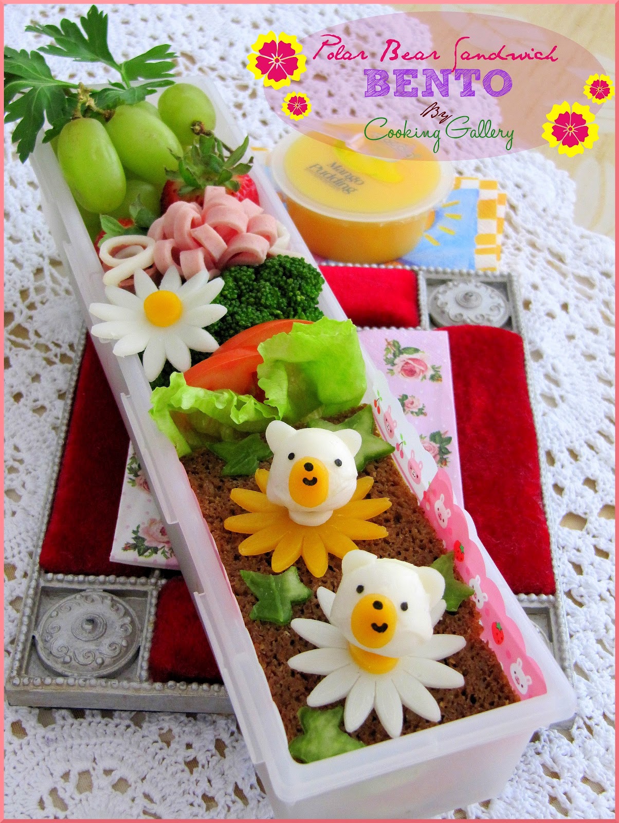 Polar Bear Sandwich Bento | Cooking Gallery