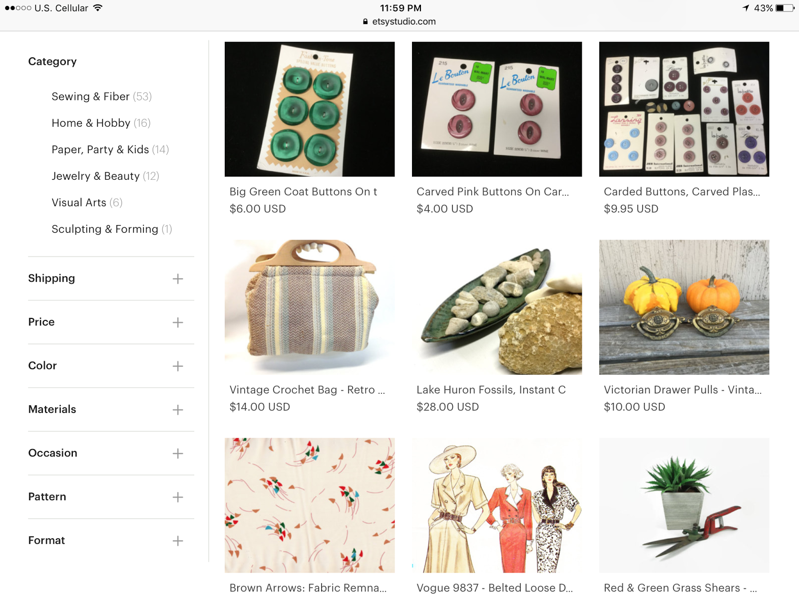 Etsy Vintage Seller Encyclopedia: What to Make of Etsy Studio