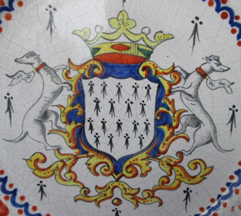 CA Crest Plate Circa 1900 - SOLD