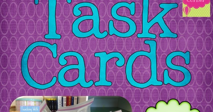 Task Card Corner: Task Card Storage & Organization