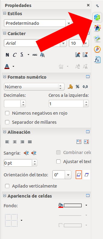 LibreOffice Calc - Formato de datos | Aplicaciones de Libre Uso