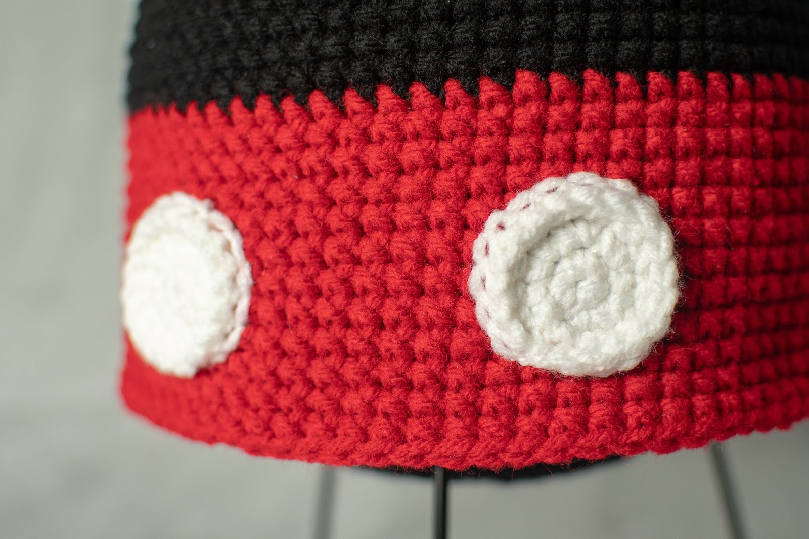 Mickey Hat - Free Crochet Pattern