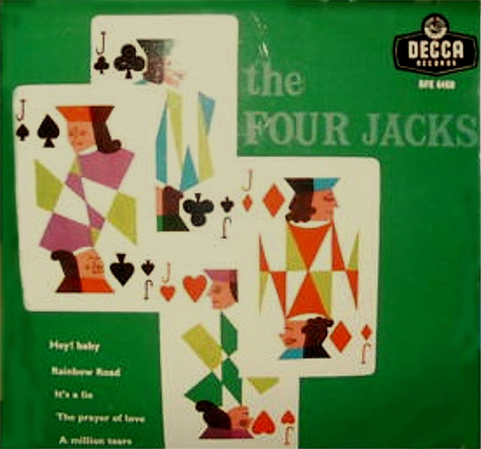 WHITE DOO-WOP COLLECTOR: THE FOUR JACKS (UK Vocal Group)